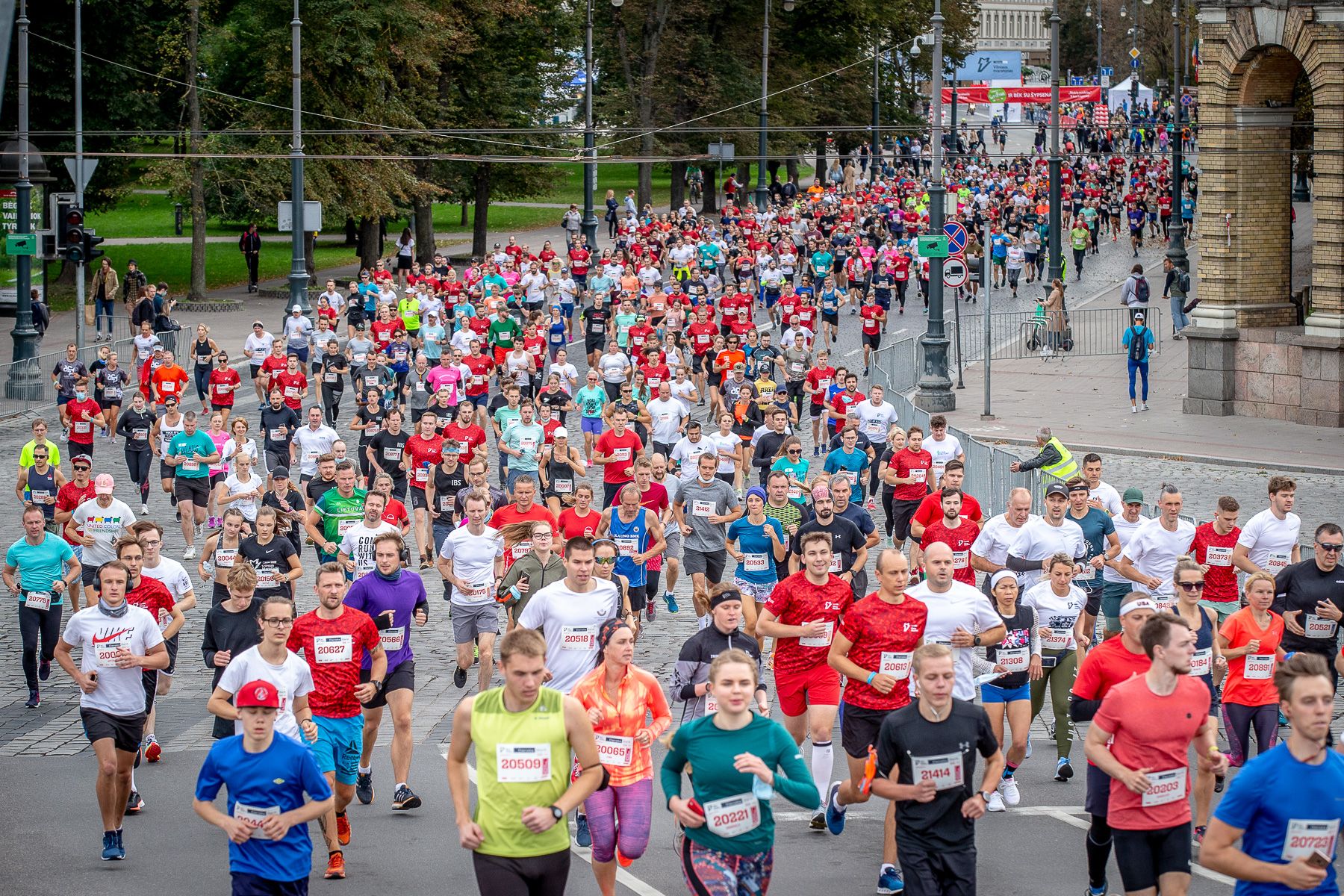 Invitation to join the VMU community run at the "RIMI Vilnius Marathon ...